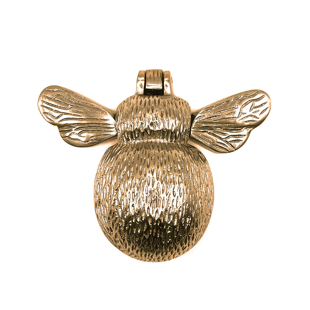 Bumble Bee Door Knocker - Brass– Doorbell World