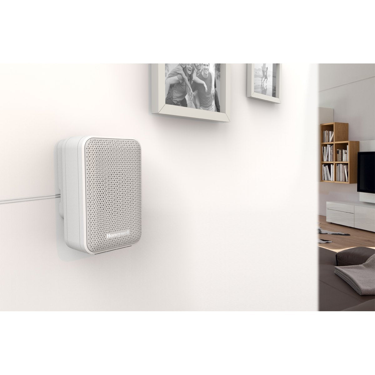 Honeywell Home Wired Bell Push White - DW311S - Doorbell World